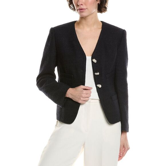 A.L.C. | Jackets & Coats | Alc Womens Luca Woolblend Jacket White ...